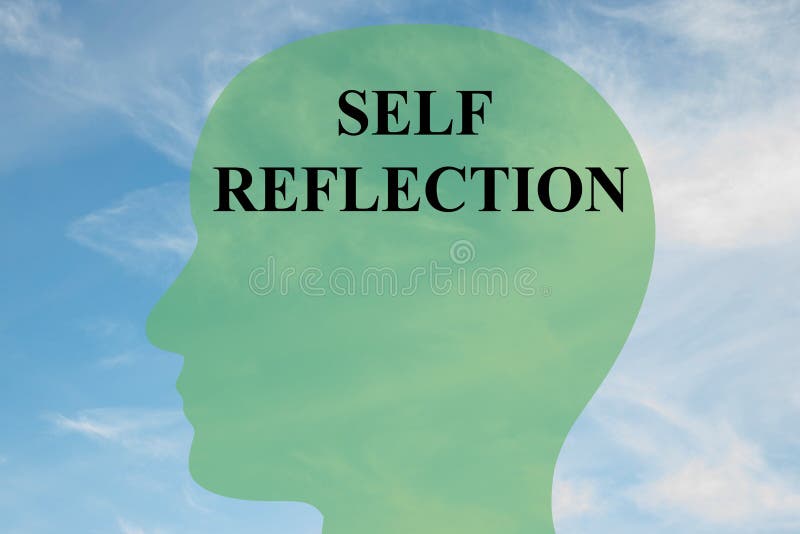 Self Reflection Helps Achieving Success - Pictured As Word Self ...