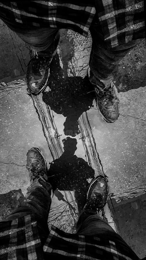 Self reflection portrait stock image. Image of portrait - 158275463