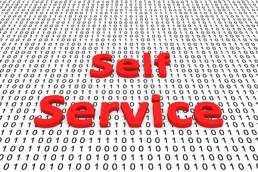 Self service stock illustration. Illustration of electronic - 83075309