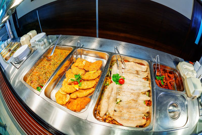 Self service restaurant stock image. Image of lunch, dinner - 65100309