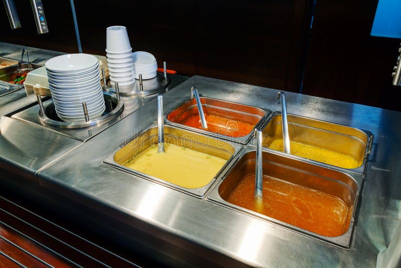 Self service restaurant stock image. Image of plate, dish - 65099413