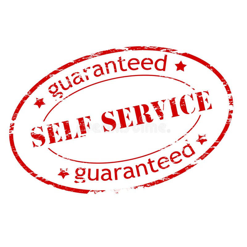 No self service stock illustration. Illustration of personality - 92087318