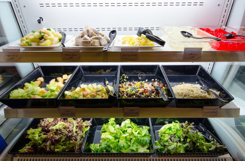 Self-service salad bar stock image. Image of salad, living - 28984581