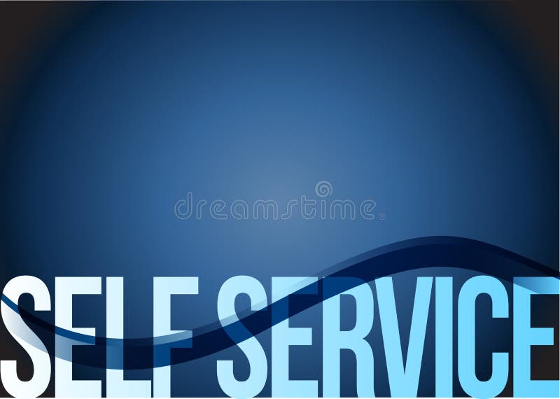 Self Service Sign Icon. Maintenance Symbol. Vector Stock Vector ...