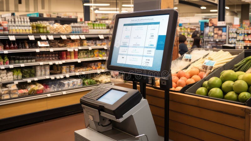 Self service technology stock illustration. Illustration of process ...