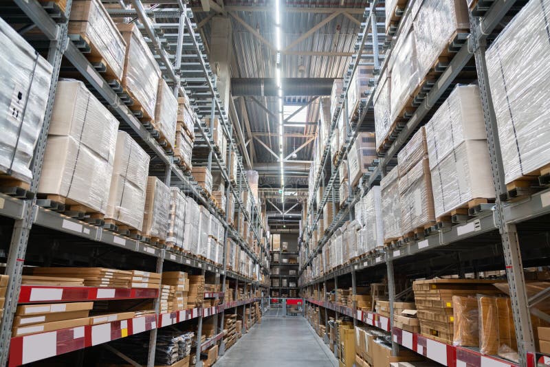 Self service warehouse stock photo. Image of corridor - 194218440