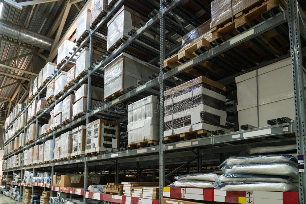 Self service warehouse stock photo. Image of merchandise - 194218620