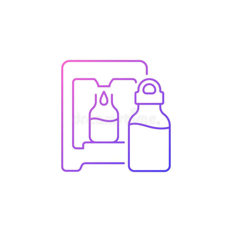 Self Service Water Refill Station RGB Color Icon for Dark Theme Stock ...