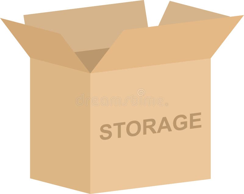 Self Storage Box Vector stock vector. Illustration of design - 133818576
