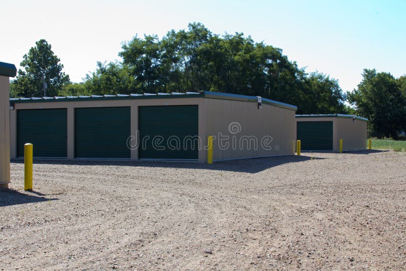 Two Self Storage Units stock photo. Image of self, modern - 18927334