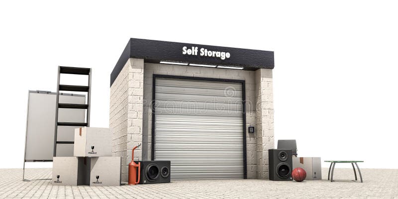 Self Storage Stock Illustrations – 2,014 Self Storage Stock ...