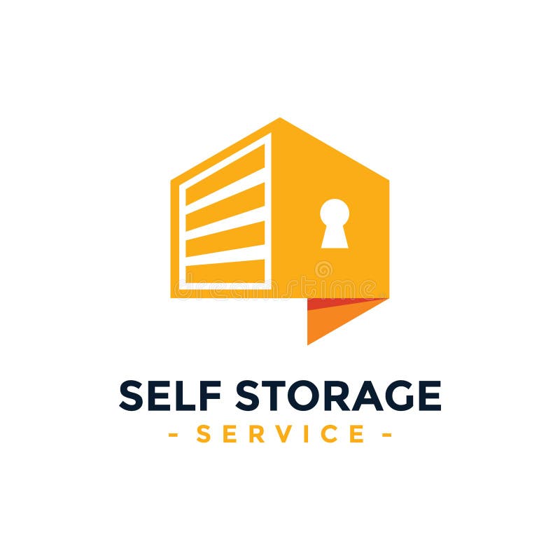 Self Storage Logo Design Template Stock Vector - Illustration of ...