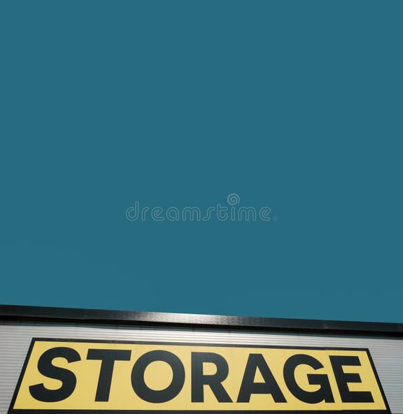 Self-Storage Sign stock photo. Image of rental, secure - 335723502