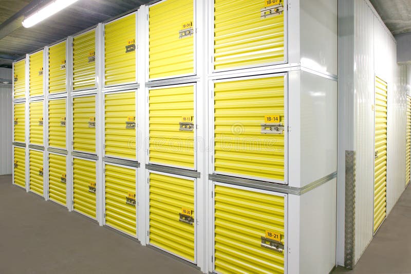 Self storage units stock image. Image of cargo, room - 40548597