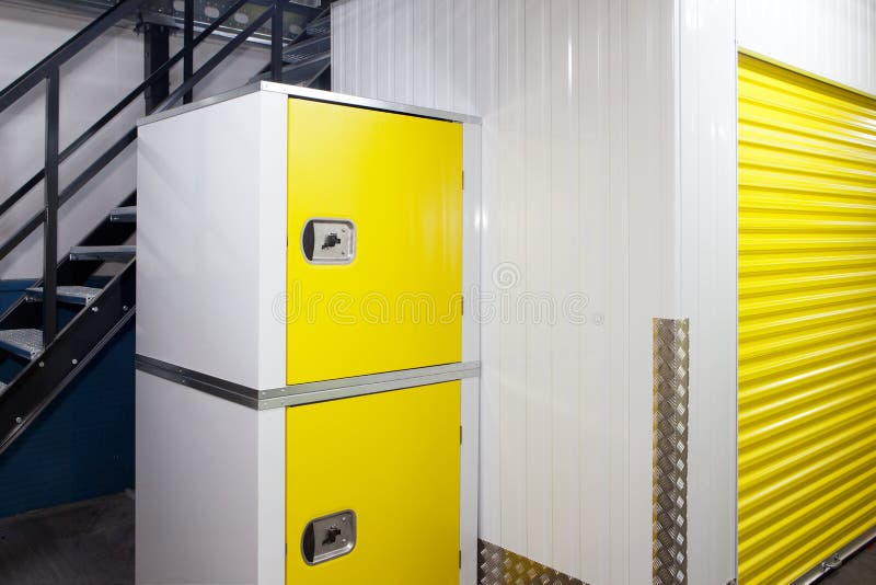 Self storage units stock image. Image of roof, service - 40548705