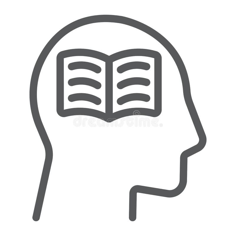 Study Line Icons Collection. Education, Learning, Research, Books ...