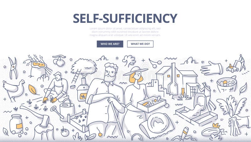 Self Sufficiency Stock Illustrations – 457 Self Sufficiency Stock ...