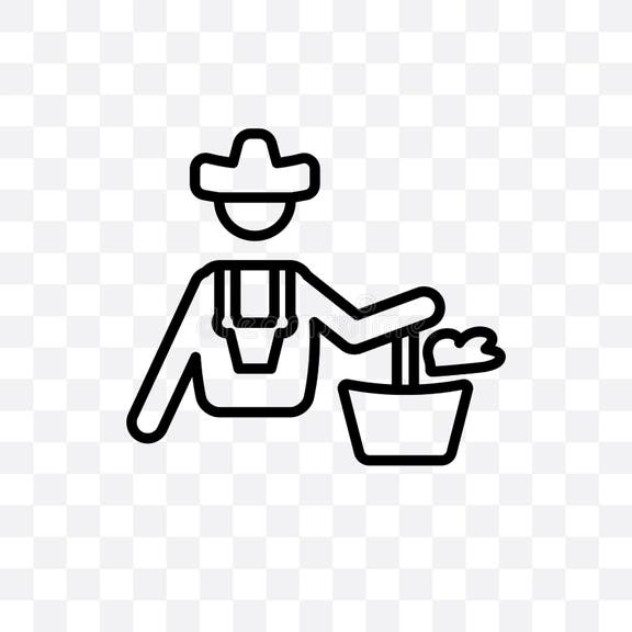 Self-sufficient Vector Linear Icon Isolated on Transparent Background ...