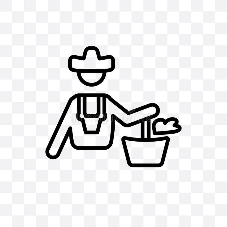 Self-sufficient Vector Linear Icon Isolated on Transparent Background ...