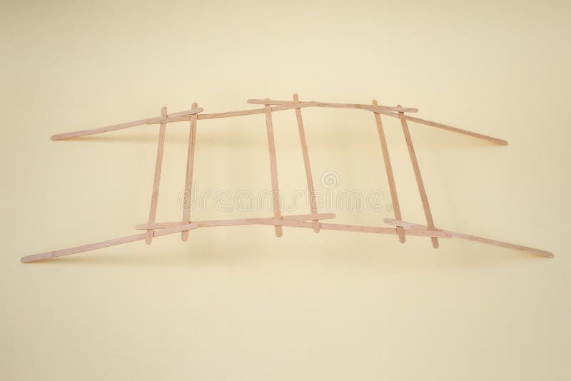 Self Supporting Structure for a Bridge Explained with Bamboo Sticks on ...