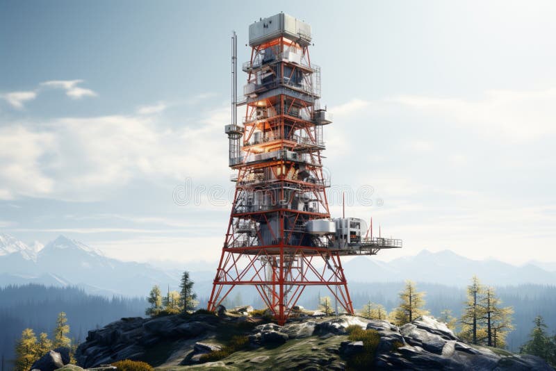 Supporting Tower Stock Illustrations – 713 Supporting Tower Stock ...