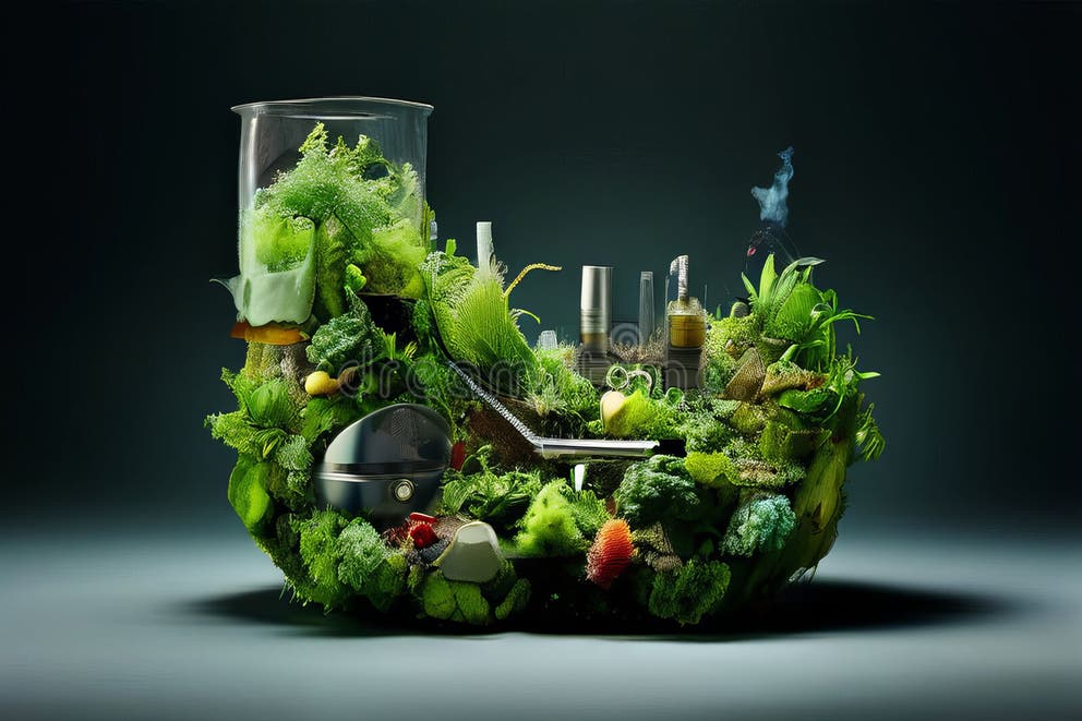 Self Sustaining Waste Eco System Creates a Closed Loop Ecosystem Stock ...