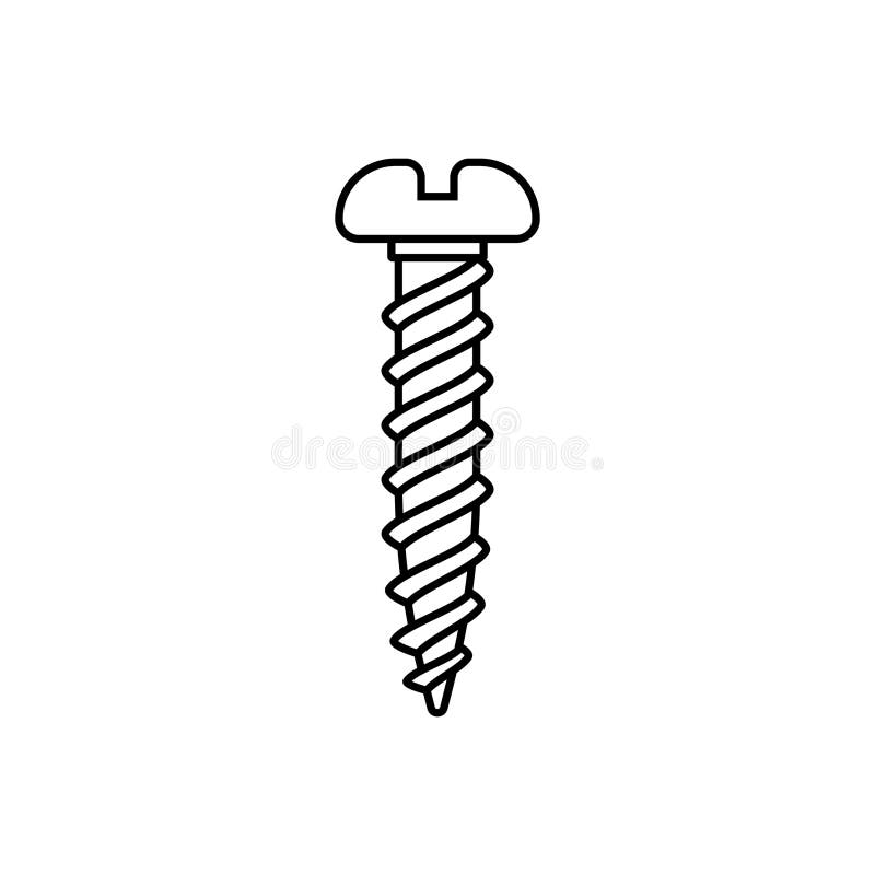 Self-tapping Icon Vector. Illustration Sign. Bolt Symbol or Logo Stock ... Self-tapping Icon Vector. Illustration Sign. Bolt Symbol or Logo Stock ...