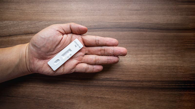 Self Test ATK at Home. Covid-19 Negative Test Result with SARS CoV-2 ...