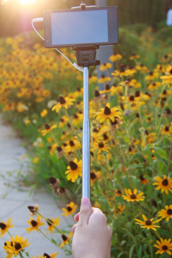 Self-timer stock image. Image of male, beautiful, phone - 57601067