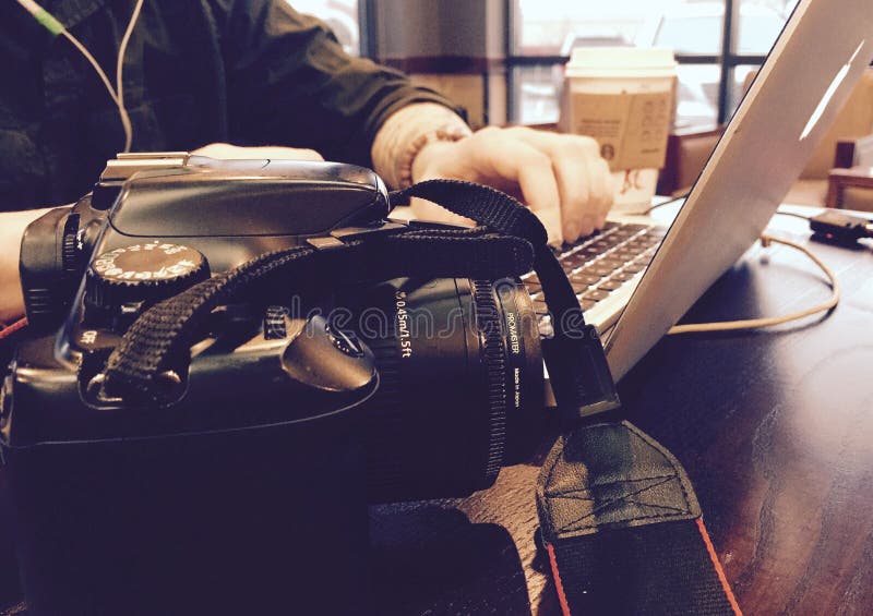 Self editorial photo. Image of self, laptop, working - 50166791