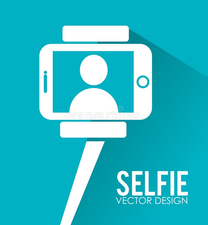 Selfie Design, Vector Illustration. Stock Vector - Illustration of ...