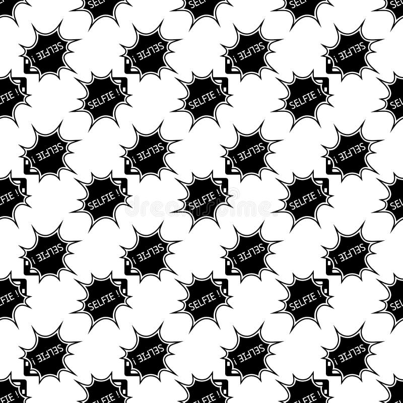 Selfie Flash Pattern Seamless Vector Stock Vector - Illustration of ...