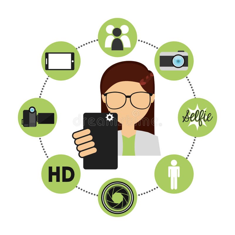 Stick Figure Video Camera Stock Illustrations – 89 Stick Figure Video ...