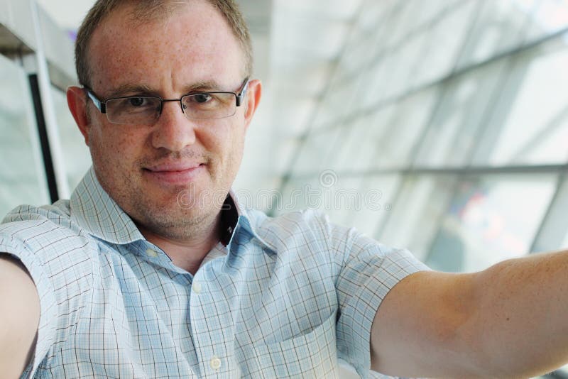 Selfie Portrait of a Handsome 35 Years Old Man Stock Image - Image of ... Selfie Portrait of a Handsome 35 Years Old Man Stock Image - Image of ...