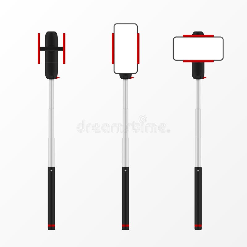 Selfie Sticks with Horizontal Vertical Screen of Smartphone without it ...