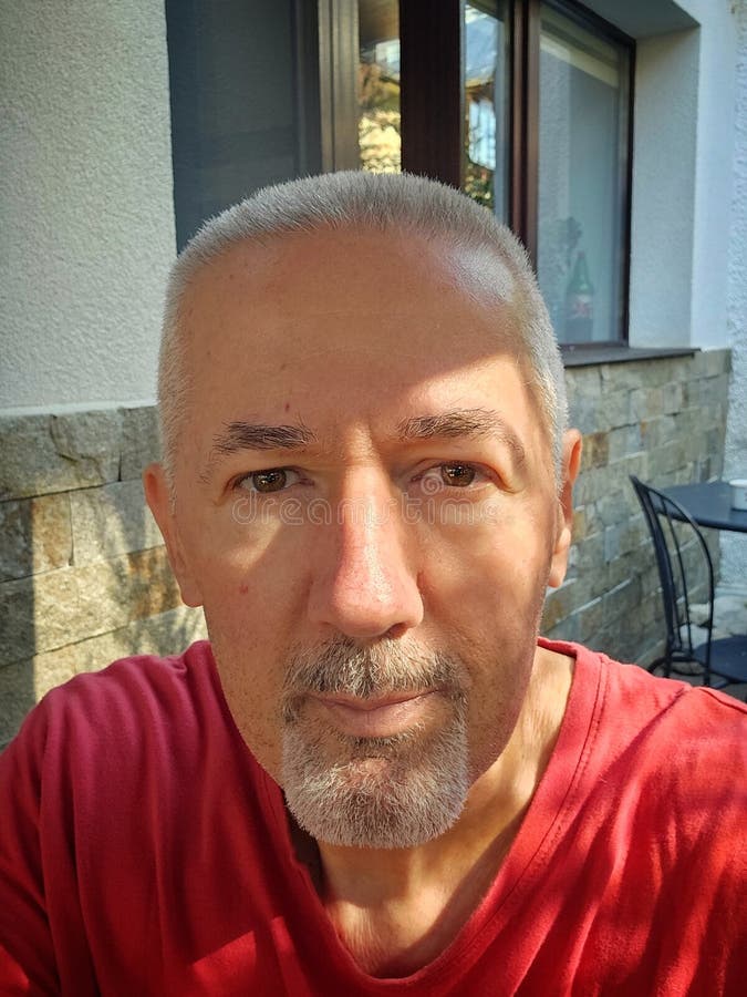 Selfie on the Terrace in Predeal Stock Image - Image of europe, terrace ...