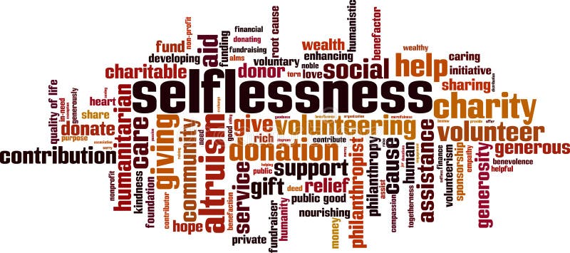 Word Selflessness Stock Illustrations – 109 Word Selflessness Stock ...