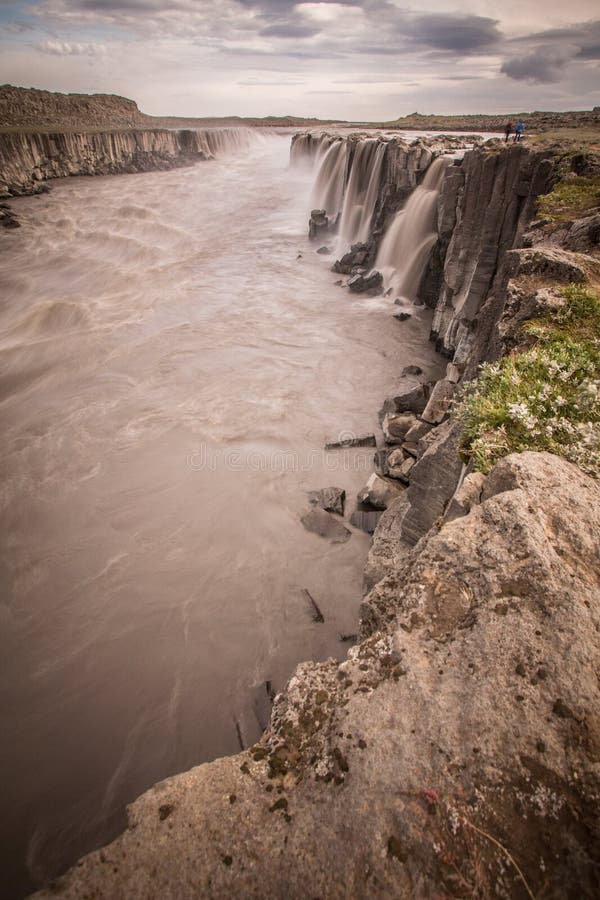 Selfoss waterfall stock photo. Image of waterfall, dangerous - 28206538
