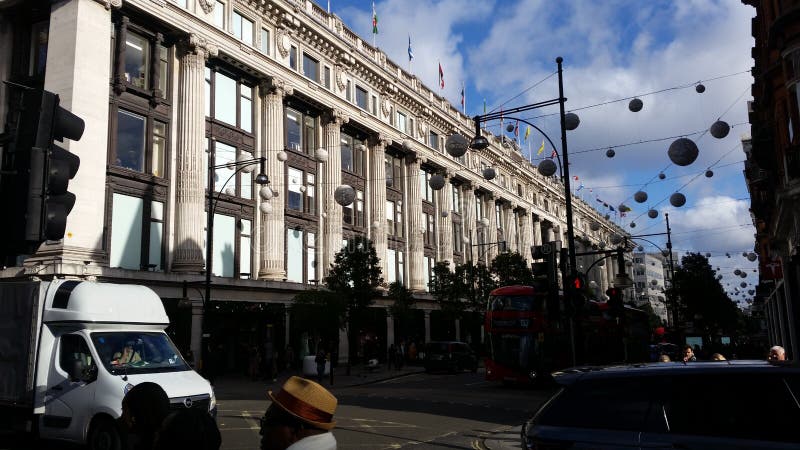 Selfridges in London editorial photo. Image of festivity - 35656951