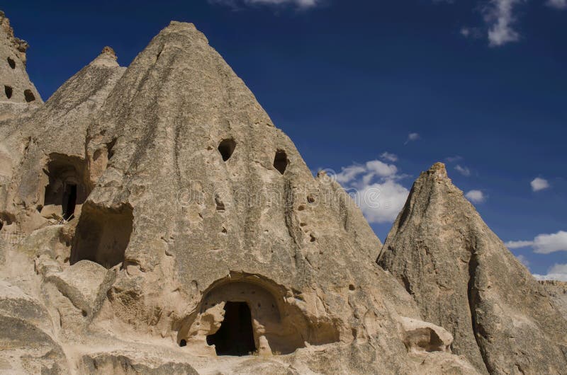 Selime Rock-cut Monastery in Cappadocia, Turkey,cave Temple Stock Image ...