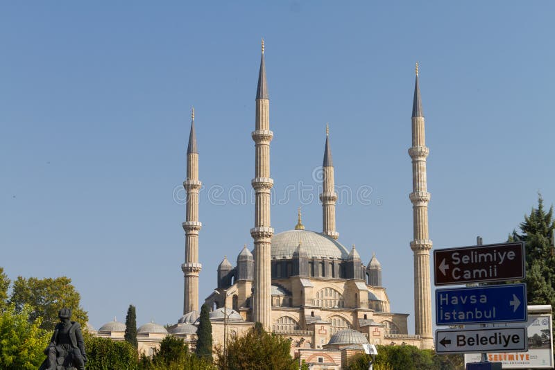 Selimiye Moschee stockfoto. Bild von asien, ottoman, truthahn - 28414486