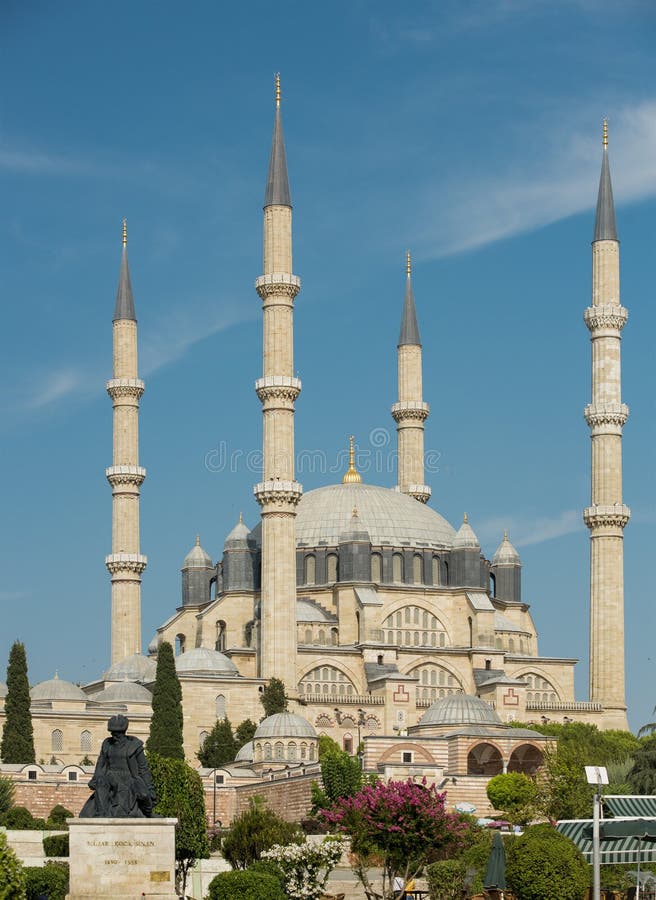 Selimiye-Moschee in Edirne stockfoto. Bild von tourismus - 37883286
