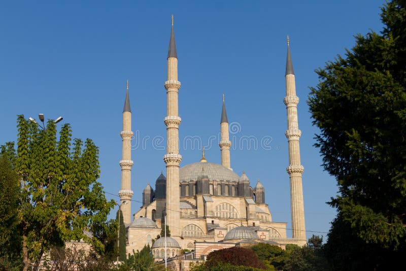 Dome of Selimiye Mosque stock image. Image of sinan, muslim - 28388053