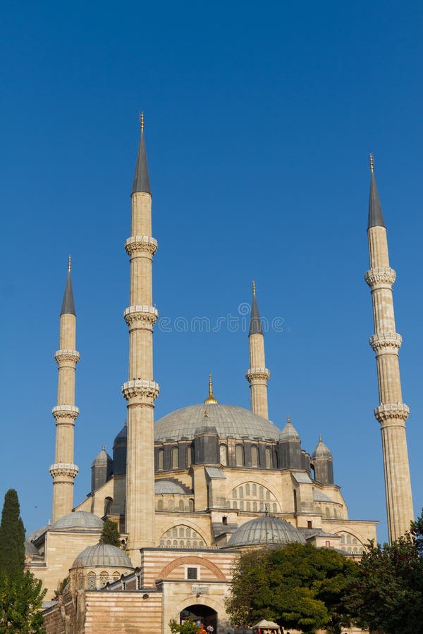 Dome of Selimiye Mosque stock image. Image of sinan, muslim - 28388053
