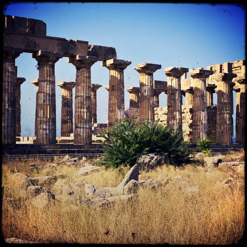 Selinunte stock image. Image of archaeological, selinunte - 41177531