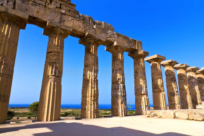 Selinunte stock image. Image of selinunt, historic, architecture - 41177619