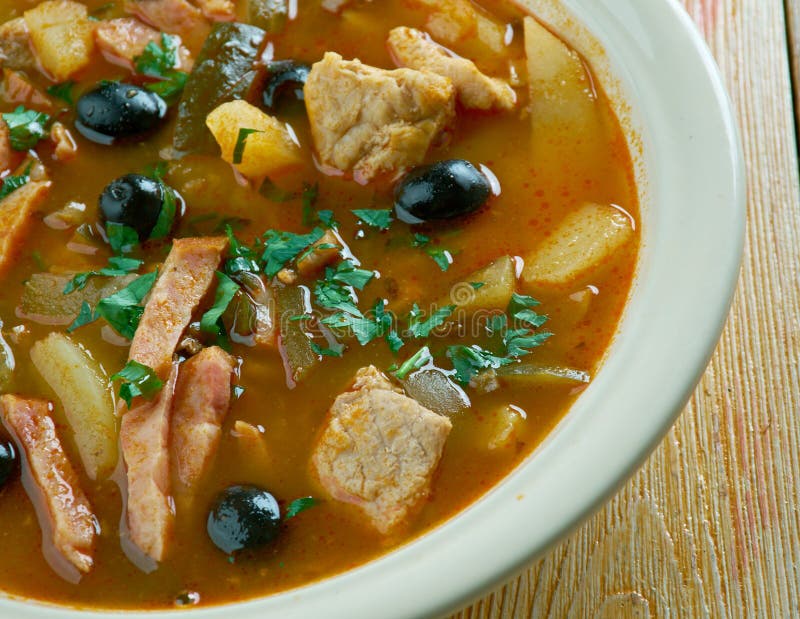 Seljanka de la carne foto de archivo. Imagen de sopas - 81027512