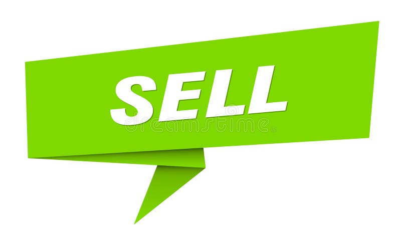 Sell Banner. Sell Speech Bubble, Label, Sticker, Sign Template Stock ...