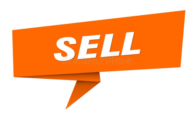 Sell Banner. Sell Speech Bubble, Label, Sticker, Sign Template Stock ...