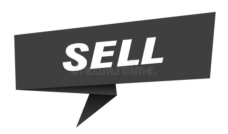 Sell Banner. Sell Speech Bubble, Label, Sticker, Sign Template Stock ...